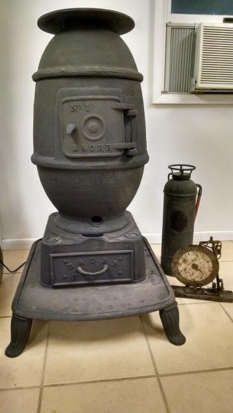 Burnside pot belly coal stove - For Sale Burnside pot belly coal stove - For Sale